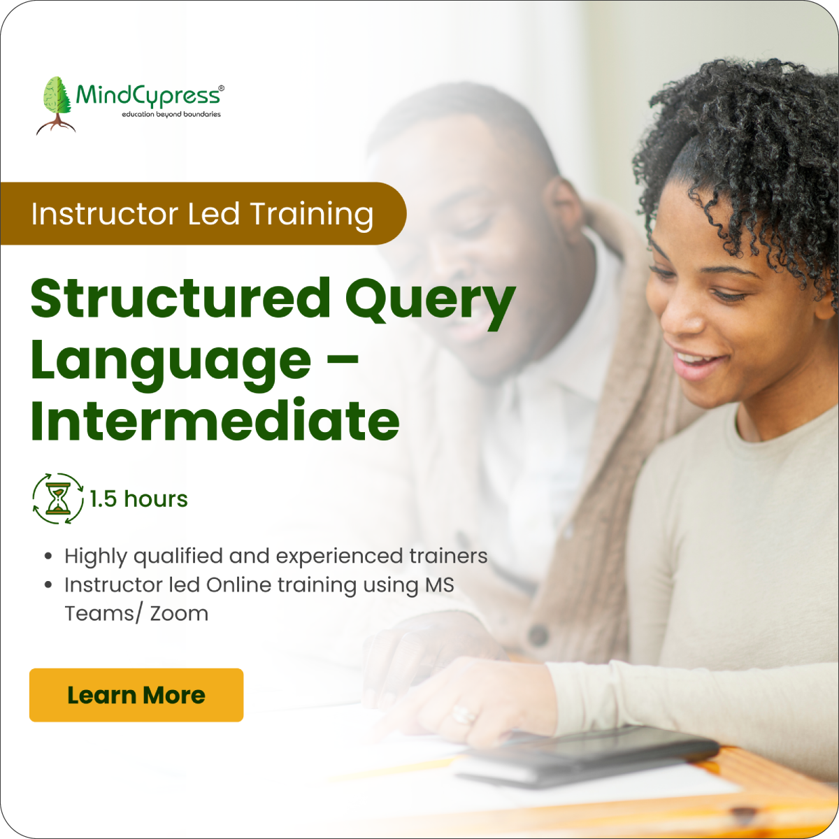 Structured Query Language – Intermediate Self Paced eLearning Course ...